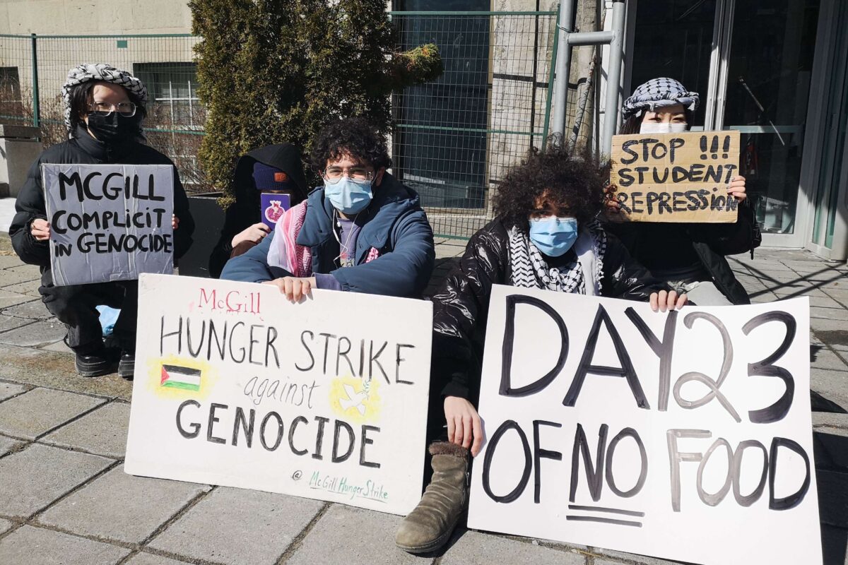 Students Hunger Strike to Demand Divestment from Israeli Apartheid ...